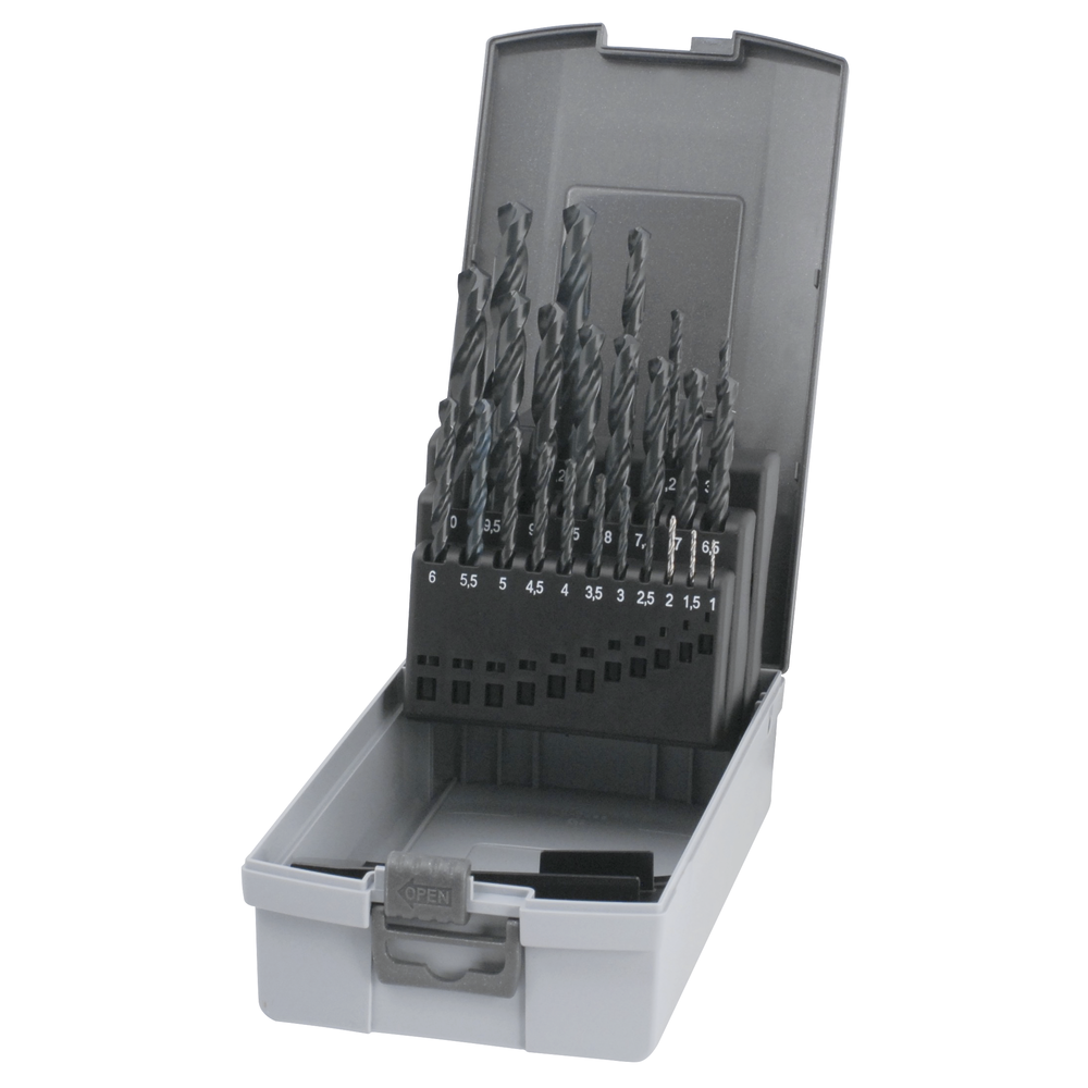 Spiralbohrer HSS-E 5xD DIN338N 118° 1-10,5mm (24-tlg.) vaporisiert ...