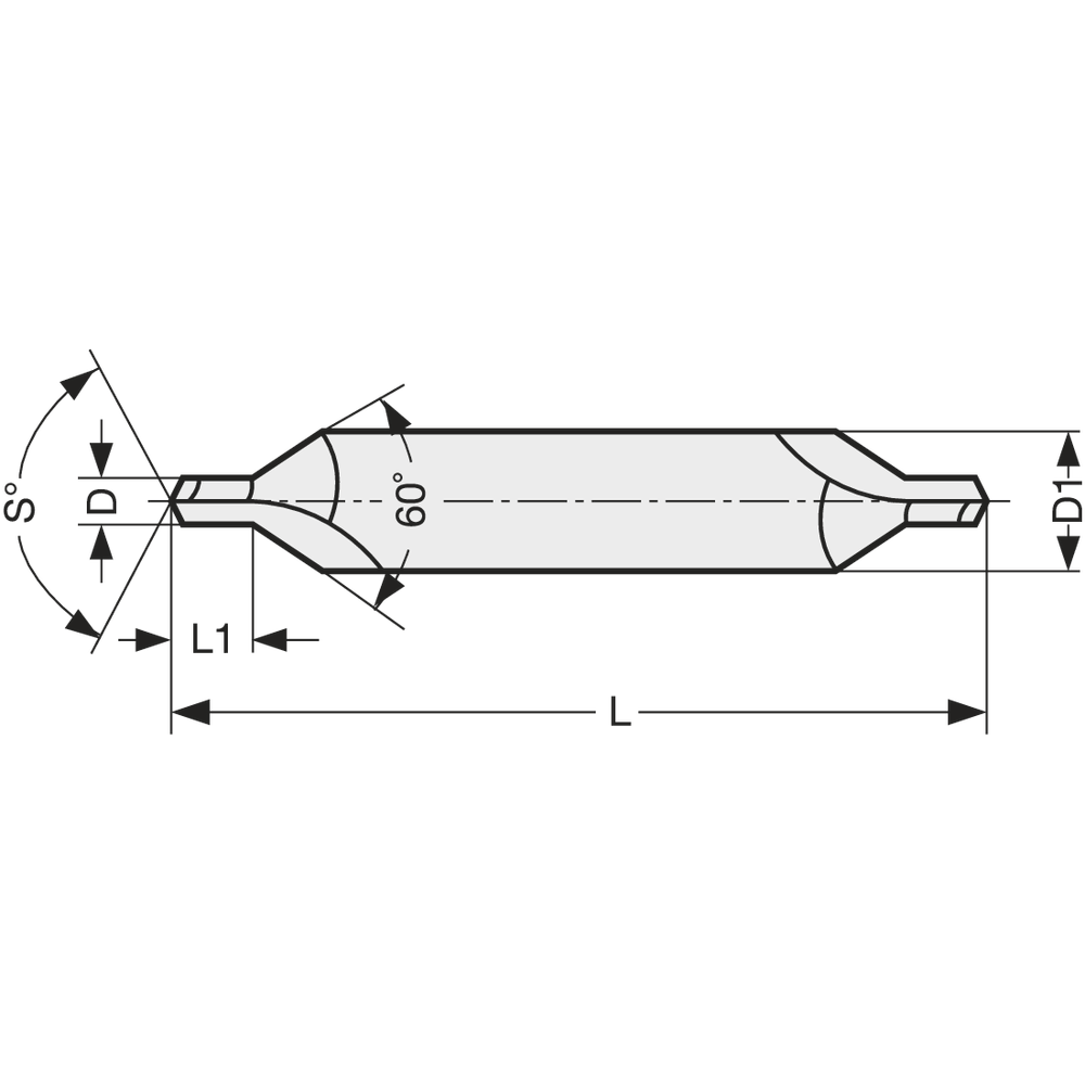 Zentrierbohrer HSS DIN333-A 6,3mm | SARTORIUS Werkzeuge
