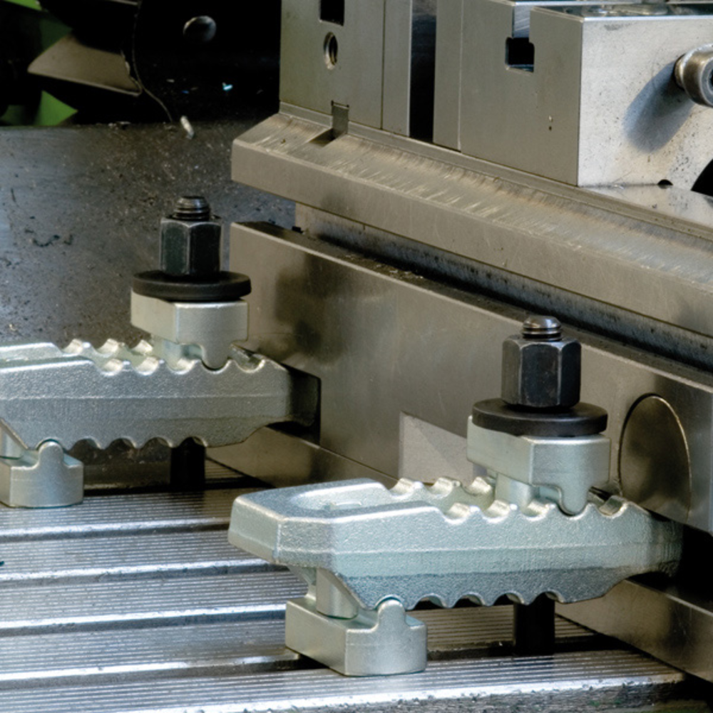 6312V-13 Spannpratze 'Krokodil' mit Gegenhalter, verstellbar, B1=13 ...