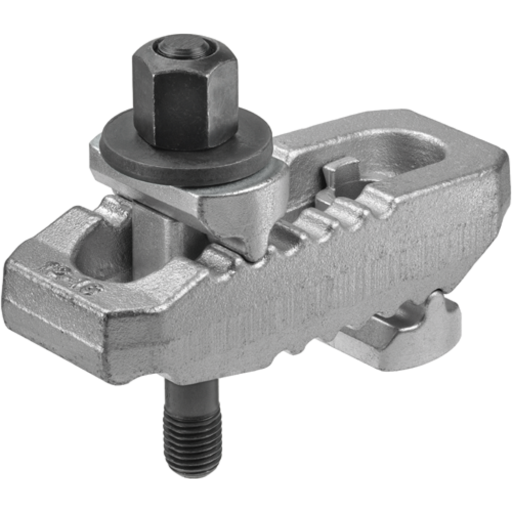 6312V-25 'Krokodil' Spannpratze mit Gegenhalter, verstellbar , B1=25 ...