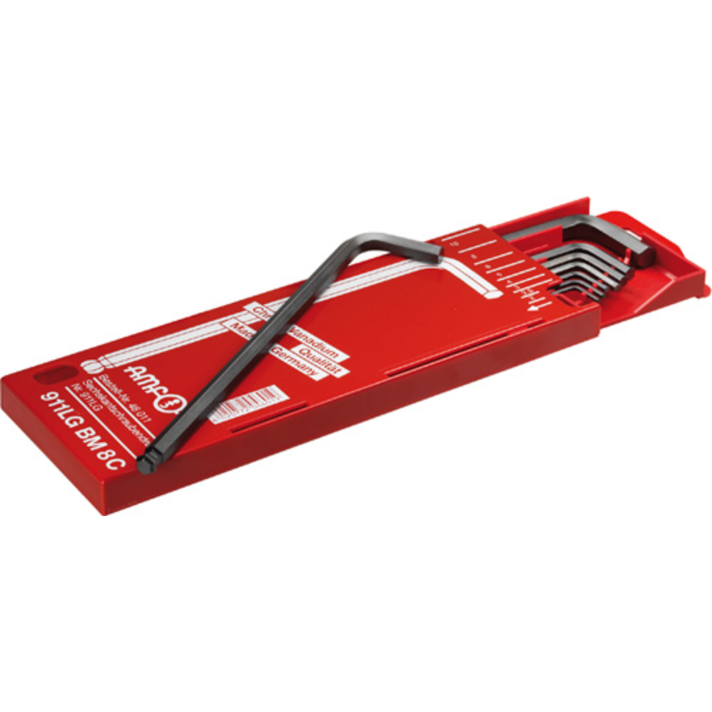 911LG-BM8C Kugelkopfschraubendreher-Satz, Schlüsselbox, 8-tlg, extra ...